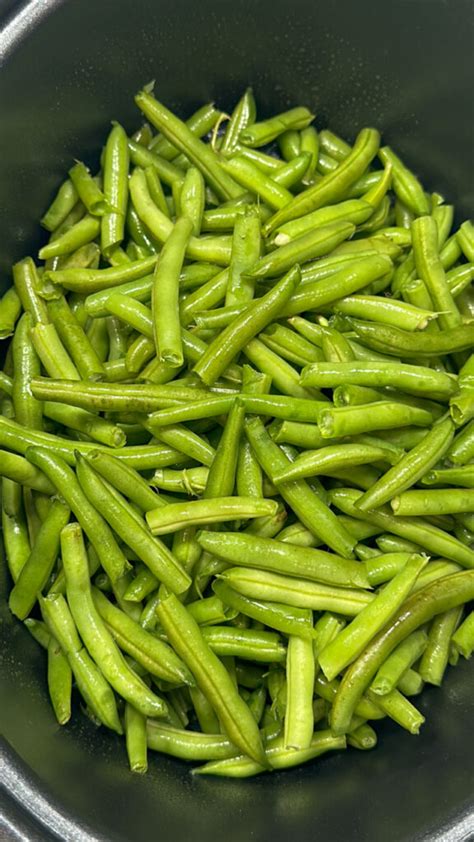 Easy Slow Cooker Green Beans And Ham Recipe Back To My Southern Roots