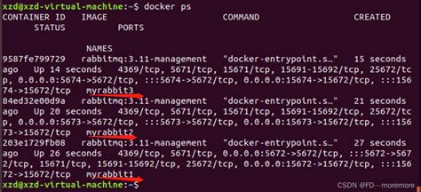 使用docker容器对rabbitmq单机部署集群，要求一主二从 docker部署rabbit单机集群 要求一主一从 csdn博客