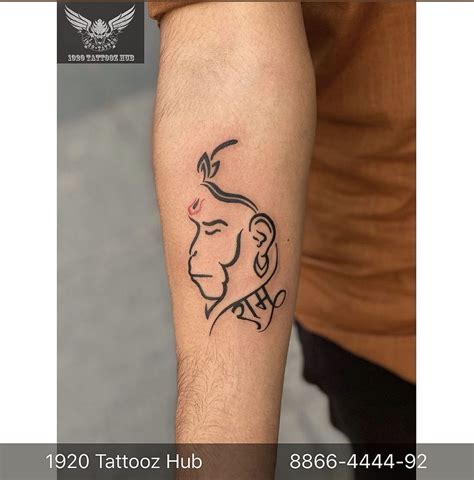 Update Simple Wrist Hanuman Tattoo Super Hot In Cdgdbentre