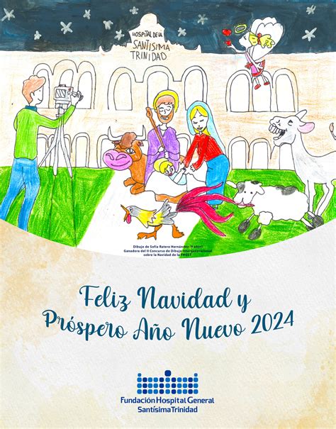 Feliz Navidad y Próspero Año Nuevo 2024 Fundación Hospital General de