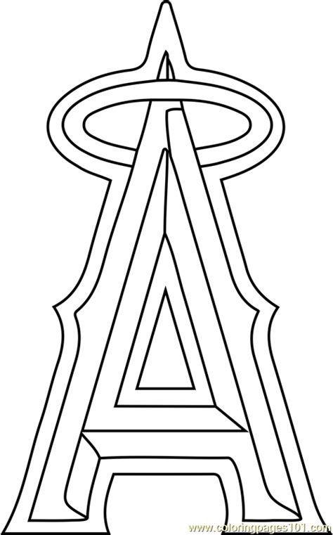 Angels Baseball Logo Coloring Pages Coloring Pages The Best Porn Website