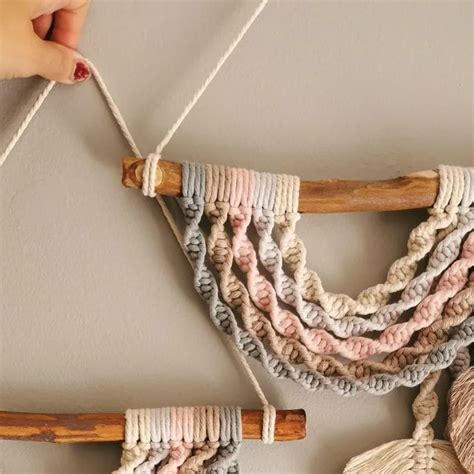 Macrame Decor By Katerina On Instagram Pastel Rainbow With Feathers