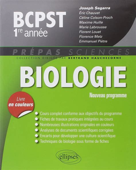 Amazon Biologie BCPST1 Conforme Au Nouveau Programme 2013