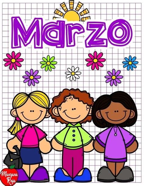Portadas Escolares De Marzo