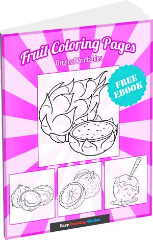 Fruit Coloring Pages Easy Drawing Guides