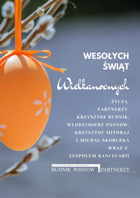 Życzenia Wielkanocne Kancelaria KBPP