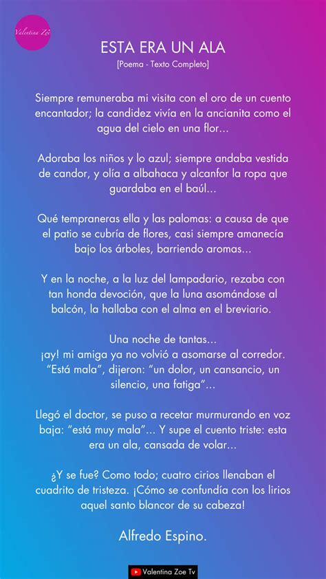 Esta Era Un Ala Alfredo Espino Valentina Zoe TV