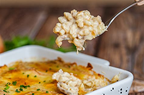 Pâtes gratinées au Maroilles AOP de Kiss My Chef et ses recettes de