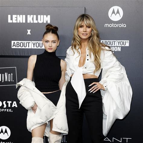 Leni Und Heidi Klum Zeigen Es Vor So Geht Partnerlook