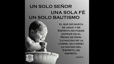Efesios 4 5 Un solo Señor una sola fe un solo bautismo Padre