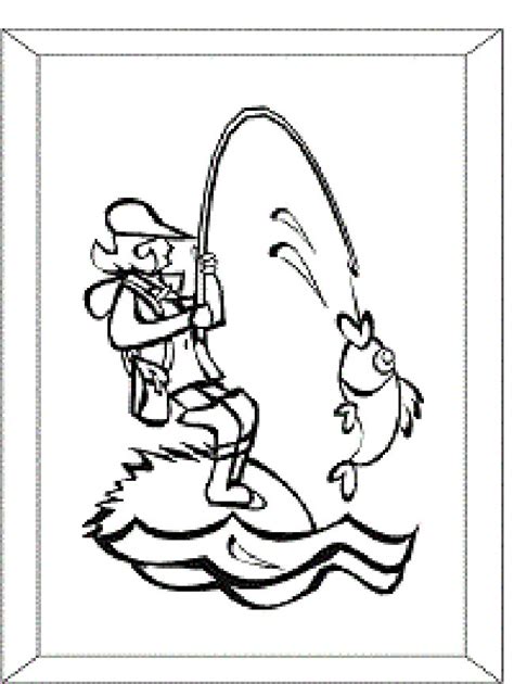 25 Desenhos De Pescador E Pescaria Para Imprimir E Colorir