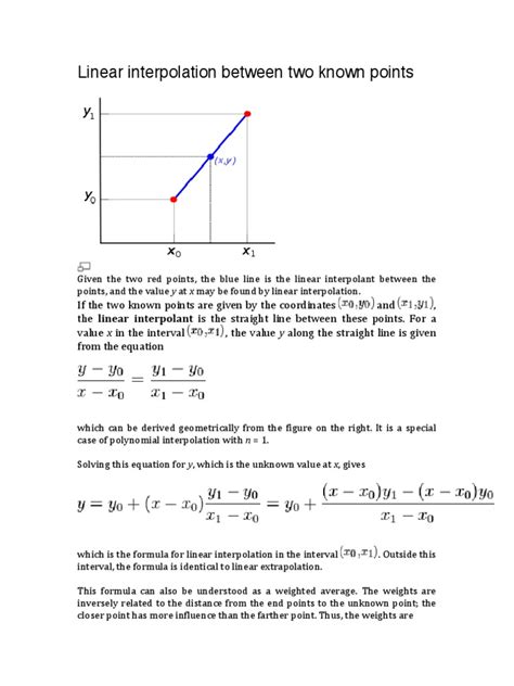 notes on interpolation interpolation numerical analysis