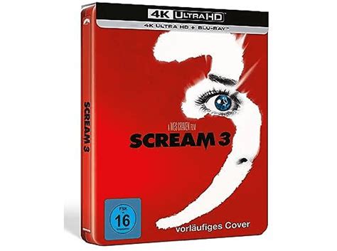 Scream 3 SteelBook Exklusive Edition 4K Ultra HD Blu Ray Blu Ray