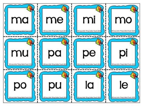 Pin de IngridM en School Silabas para imprimir Silabario en español