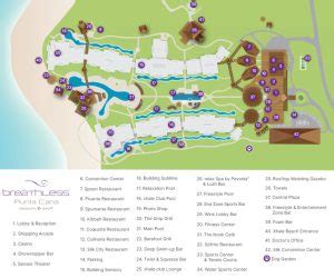 Breathless Punta Cana Resort Spa Map Travel Resort Maps