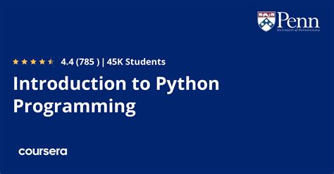 Introduction To Python Programming Coursya