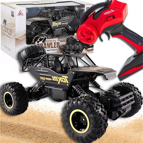 SAMOCHÓD ZDALNIE STEROWANY TERENOWY DUŻY 4x4 RC METAL LED AUTO PILOT