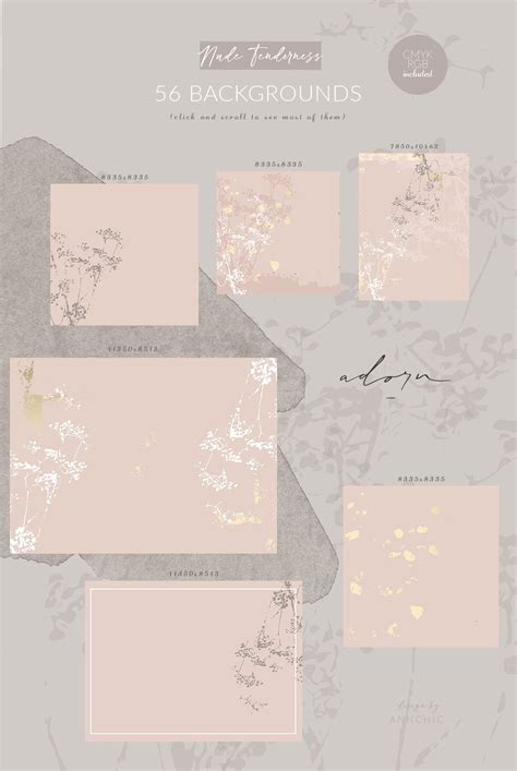 Beige Nude Digital Paper Design Cuts
