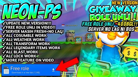 FREE ROLE UNLI 400BGL CUY GTPS TERBARU 2023 GTPS FREE ROLE