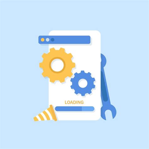 System Software Update And Upgrade Concept Loading Process In Smart
