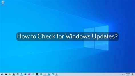 Windows Update Check For And Install In Windows 10
