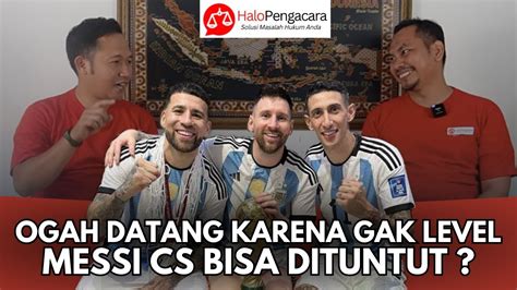 161 MESSI DE MARIA OTAMENDI Ogah Ikut Timnas Argentina Ke Indonesia