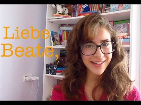 Liebe Beate Querida Beate vídeo em alemão YouTube