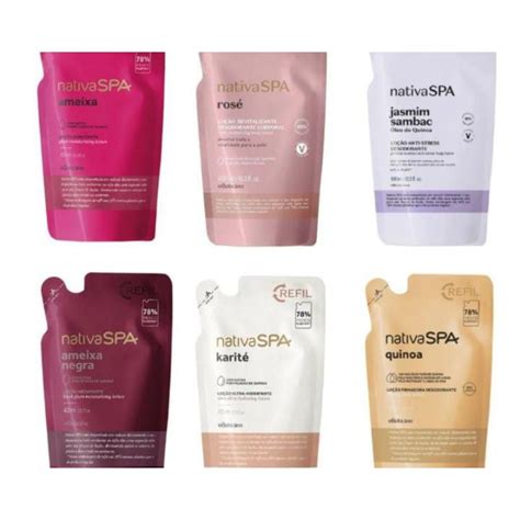 Refil Nativa SPA Loção Desodorante Hidratante Corporal Shopee Brasil