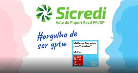 Sicredi Vale do Piquiri Abcd PR SP está entre as melhores empresas para
