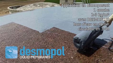 DESMOPOL Étanchéité liquides polyuréthanes pour balcons toits