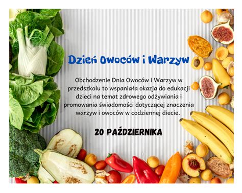 Dzień Owoców i Warzyw w przedszkolu Atrakcje i pomysły na zabawy ROLINKO