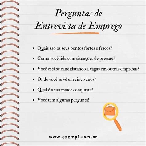 32 Perguntas De Entrevista De Emprego Esteja Preparado A