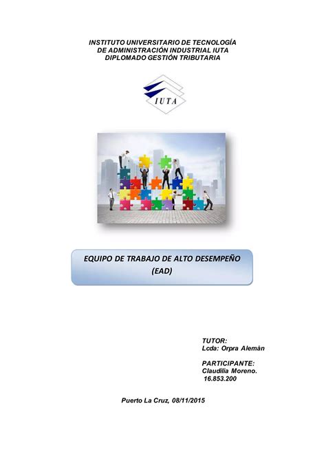 TRABAJO EQUIPO DE ALTO DESEMPEÑO PDF