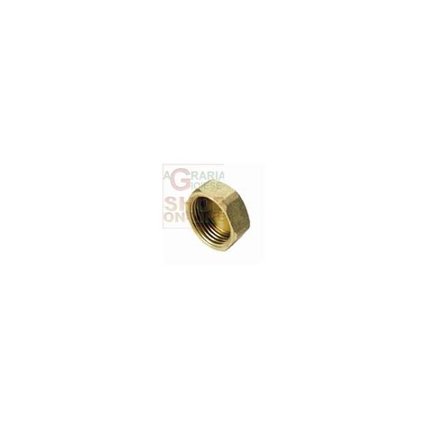 Calotta Tappo Femmina In Ottone Giallo Art