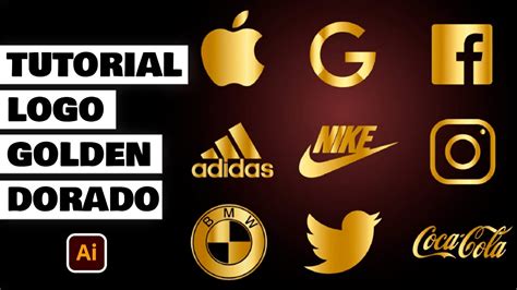 Tutorial Sencillo Efecto Golden Dorado En Logo En Adobe Illustrator