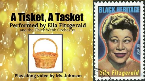 A Tisket A Tasket By Ella Fitzgerald Bucket Drumming Play Along Youtube