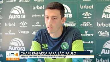 Jornal do Almoço Chapecó Chapecoense joga fora de casa contra o