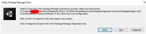 failed to start unity package manager local server process hatası technopat sosyal