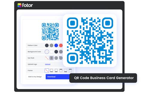 Qr Code Business Card Create A Scannable Business Card Fotor
