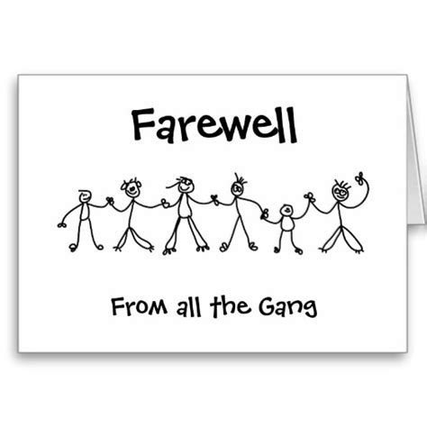 Clipart Farewell Card Clipground