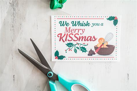 We Whisk You A Merry Kiss Mas Gift Free Printable
