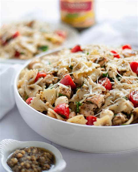 Pesto Pasta Salad With Chicken Our Love Language Is Food