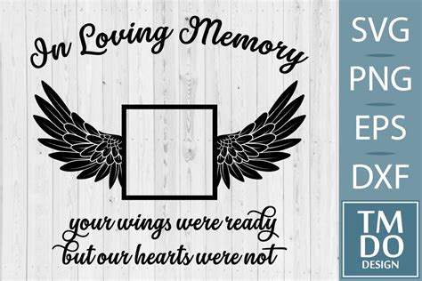 In Loving Memory SVG Memorial SVG RIP Graphic By TMDOdesign