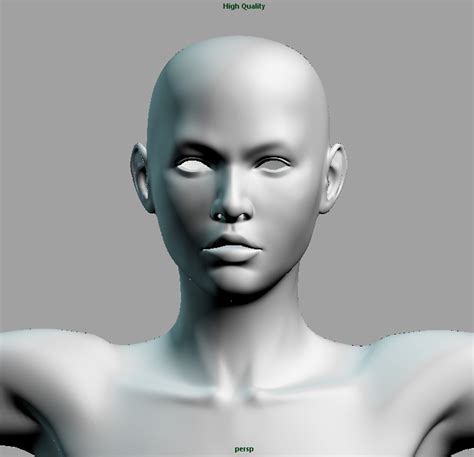 Naked Female D Model