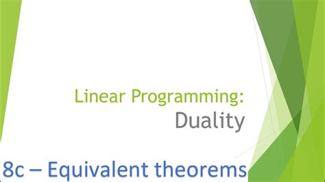 linear programming duality 8c equivalence of farkas lemma and strong duality youtube