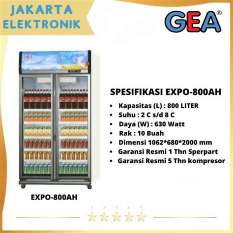 Jual Gea Showcase Double Door Expo Ah Cn Di Seller Jakarta