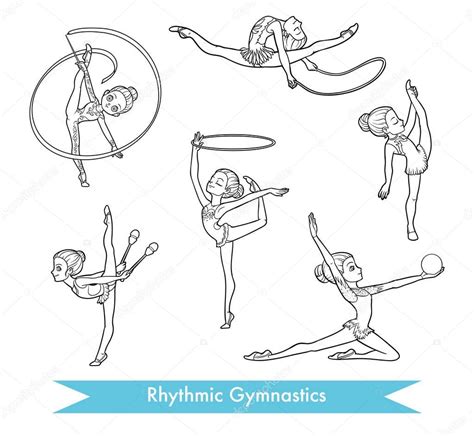 Dibujos De Gimnasia Ritmica Para Imprimir Y Colorear Descargas De