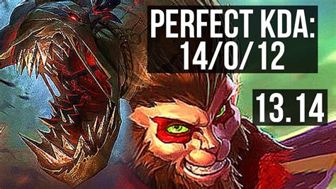 FIDDLE Vs WUKONG JNG 14 0 12 3 5M Mastery Legendary 900 Games