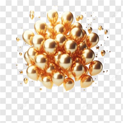 Fondo De Celebraci N D Con Globos Dorados Png Dibujos Fondo De