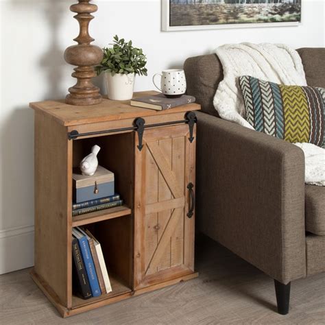 Barn Door End Tables Image To U